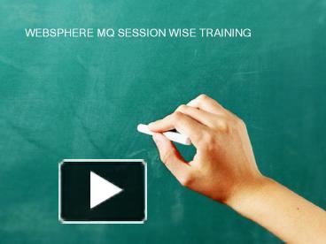 Websphere MQ training presentation | free to download