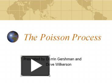 The Poisson Process presentation | free to download