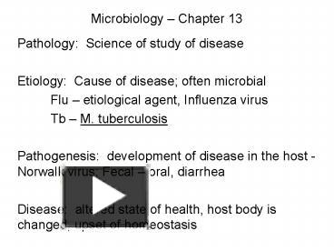PPT – Microbiology PowerPoint presentation | free to download - id ...