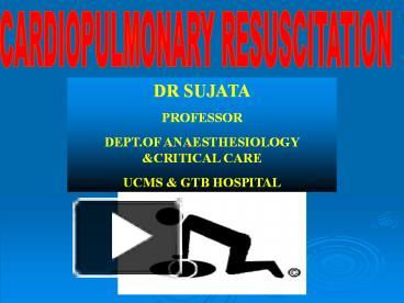PPT – Cardio-pulmonary Cerebral Resuscitation PowerPoint presentation ...