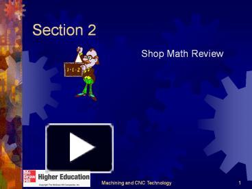 Section 2 Shop Math Review Overview Learning Manufacturing presentation ...