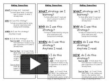 PPT – Making Connections PowerPoint presentation | free to view - id ...
