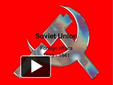 Soviet Union presentation | free to download