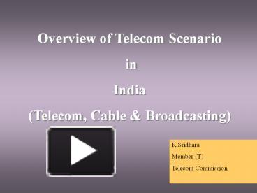 PPT – Overview of Telecom Scenario PowerPoint presentation | free to ...