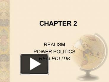 REALISM presentation | free to view