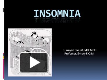PPT – insomnia PowerPoint presentation | free to download - id: 3d2bdf ...