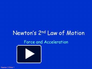 Newton presentation | free to download