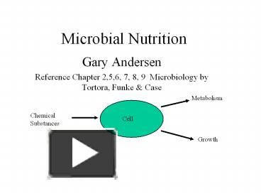 PPT – Microbial Nutrition PowerPoint presentation | free to view - id ...