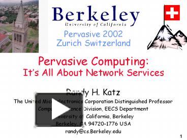 Randy H. Katz presentation | free to download