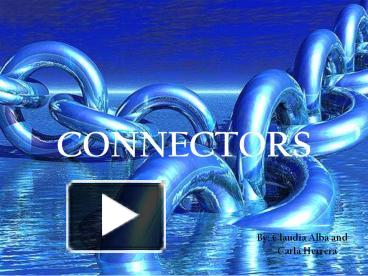 CONNECTORS presentation | free to download