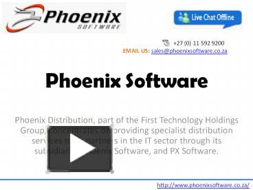 PPT – Phoenix Software PowerPoint presentation | free to download - id ...
