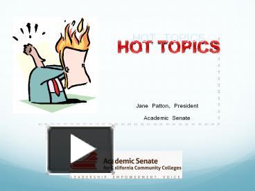 HOT TOPICS presentation | free to download