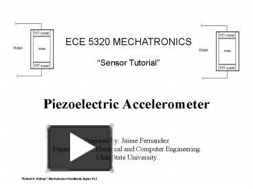 Piezoelectric Accelerometer presentation | free to view