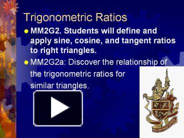 Trigonometric Ratios presentation | free to download