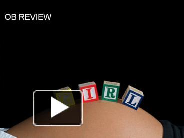 OB REVIEW presentation | free to download