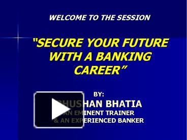 PPT – WELCOME TO THE SESSION PowerPoint presentation | free to download ...