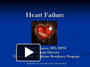 Heart Failure presentation | free to download