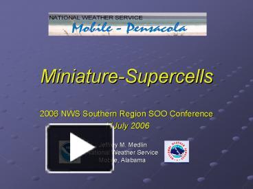 PPT – MiniatureSupercells PowerPoint presentation | free to download ...