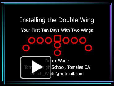 PPT – Installing the Double Wing PowerPoint presentation | free to ...