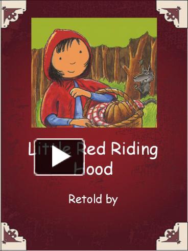 Little Red Riding Hood presentation | free to download