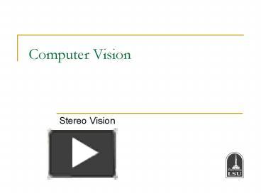 PPT – Computer Vision PowerPoint presentation | free to download - id ...