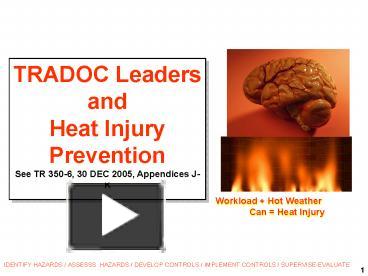 TRADOC Leaders presentation | free to view