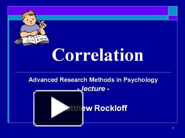 Correlation presentation | free to download