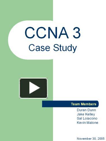 PPT – CCNA 3 PowerPoint presentation | free to view - id: 3dace2-YmZmY
