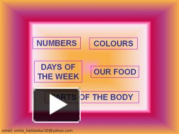 nursery presentation | free to download