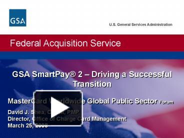 PPT – GSA PowerPoint presentation | free to download - id: 3db6c1-OGIyZ