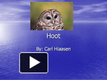 Hoot presentation | free to download
