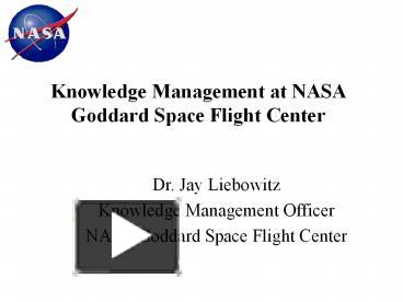 Goddard Space Flight Center Directory