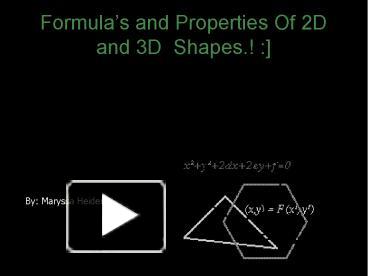 Formula presentation | free to download