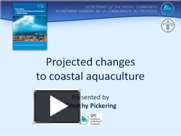 PPT – Projected changes to coastal aquaculture PowerPoint presentation ...