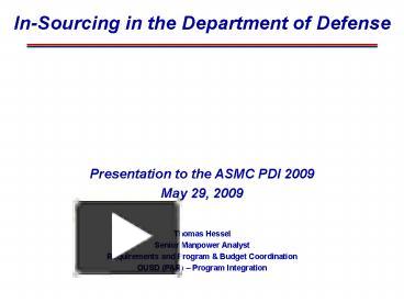 Thomas Hessel presentation | free to view