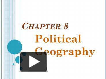 Political Geography presentation | free to view