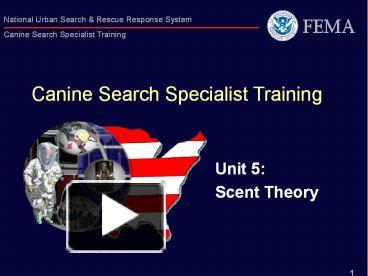 THEORY OF SCENT and SCENT TRANSPORT presentation | free to download