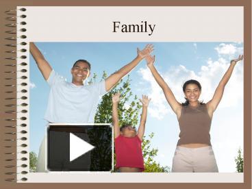 Family presentation | free to download