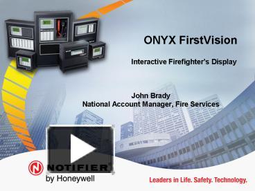 PPT – ONYX FirstVision PowerPoint presentation | free to view - id ...