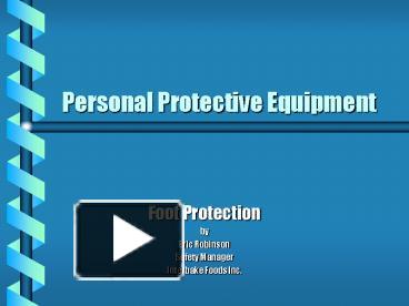 Personal Protective Equipment presentation | free to download
