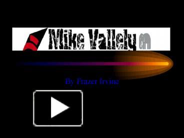 By Frazer Irvine presentation | free to view