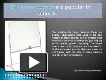 PPT – Dry erase boards PowerPoint presentation | free to download - id ...