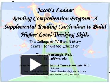 Jacob presentation | free to view