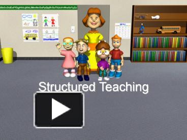 Structured Teaching presentation | free to download
