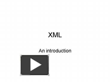 XML presentation | free to download