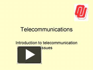 PPT – Telecommunications PowerPoint presentation | free to download ...