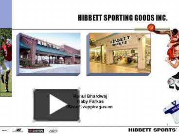 PPT – HIBBETT SPORTING GOODS INC. PowerPoint presentation | free to ...