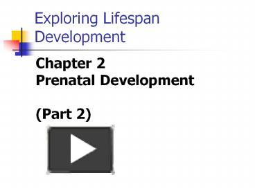 Exploring Lifespan Development presentation | free to download