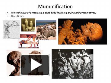Mummification presentation | free to download