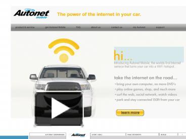 PPT – Autonet Mobile PowerPoint presentation | free to view - id: 3f31c ...